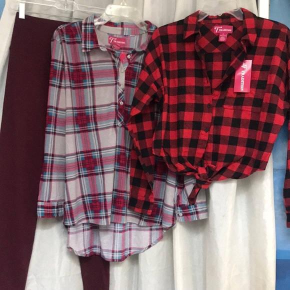 Tradition | Tops | Tradition Plaid Top Combo | Poshmark